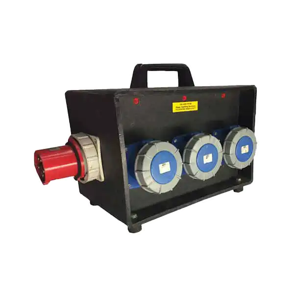 63 Amp Three Phase to 3 x 63 Amp - Stage Lighting Services