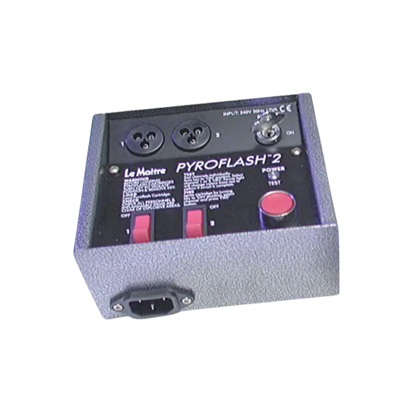 Le Maitre 2 way Pyroflash Mains Controller For Hire - Stage Lighting ...