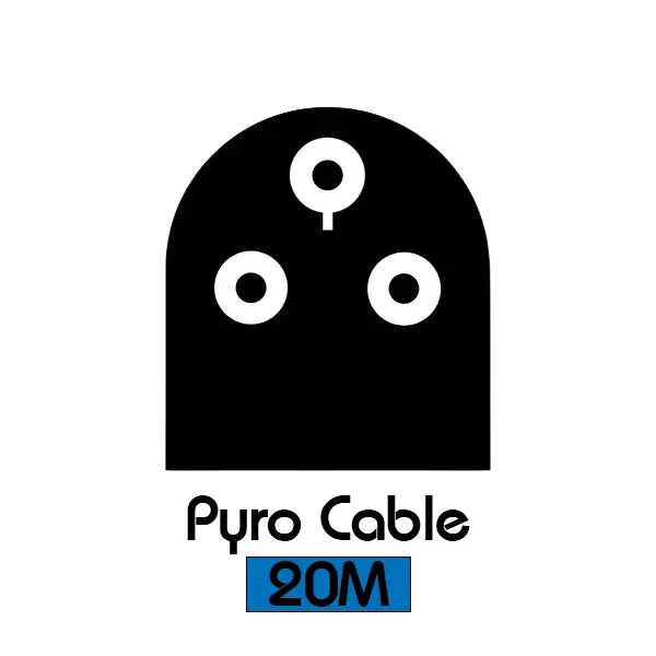 20m Pyro Cable For Hire - Stage Lighting Services