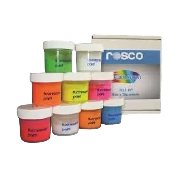 Rosco Fluorescent UV Paint Starter Test Kit - 5700 - Stage Lighting ...